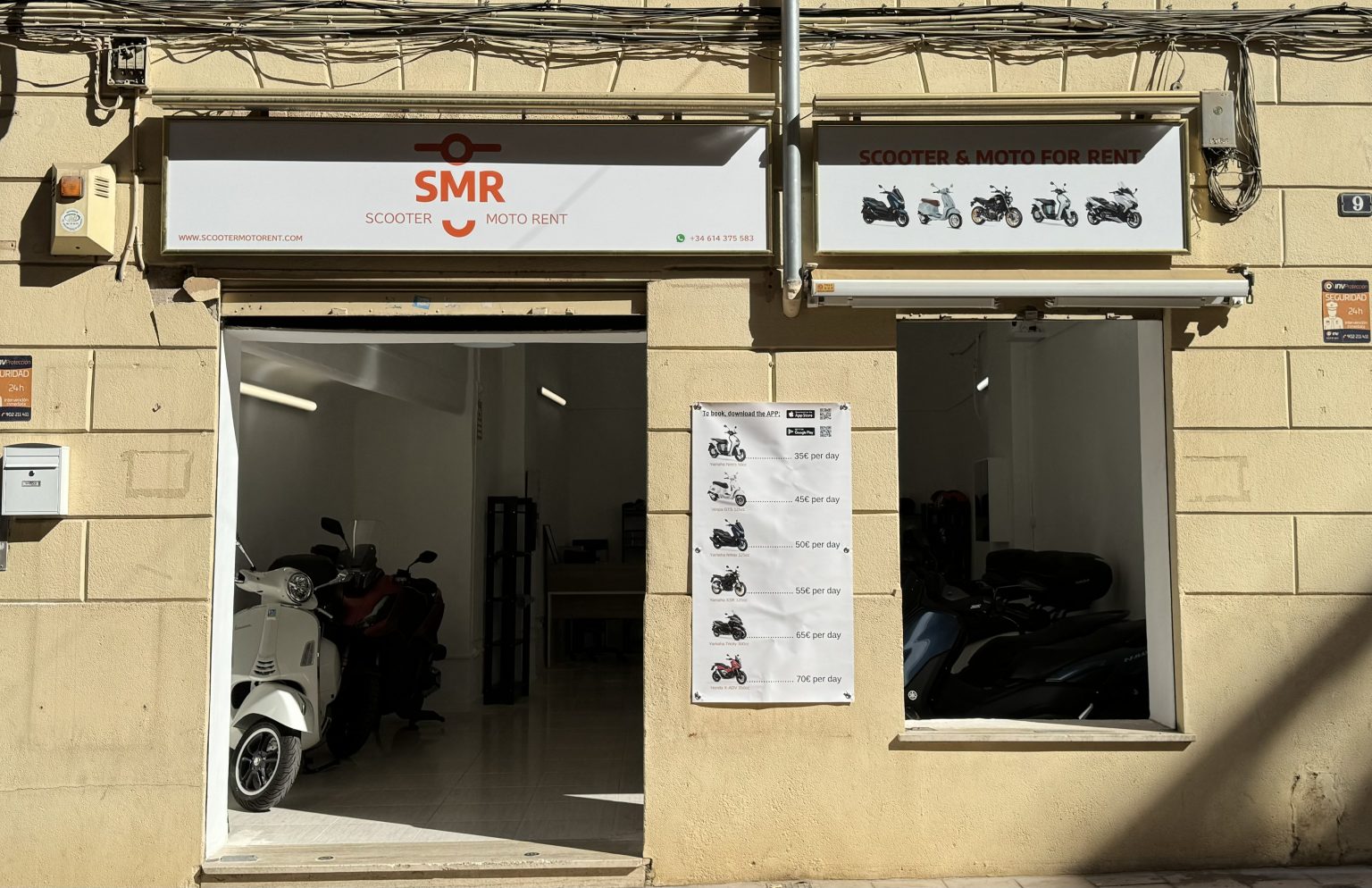 Aplicación de alquiler de motos - Scooter Moto Rent